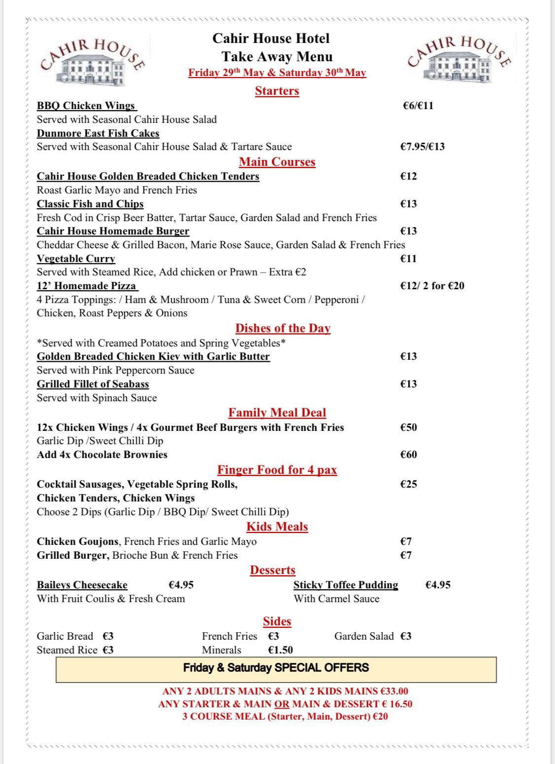 The Bistro | Cahir House Hotel, TIPPERARY